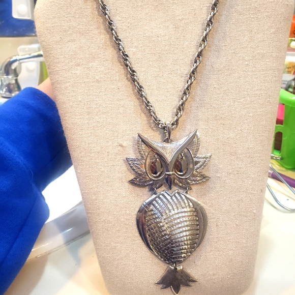 Alan K | Jewelry | Rare 97s Vintage Owl Necklace | Poshmark